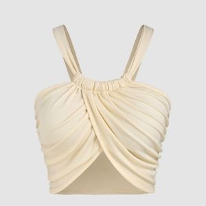 Cider | Tops | Nwt Cider Beige Crop Top | Poshmark